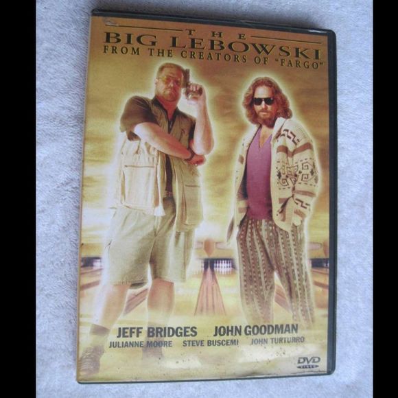 Media | The Big Lebowski Jeff Bridges John Goodman The Dude Rug Dvd ...